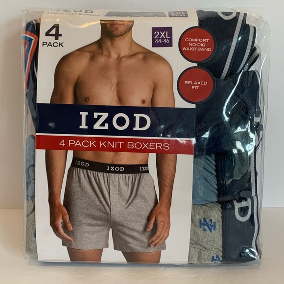Izod | Underwear & Socks | Izod 4 Pack Knit Boxers Comfort Waist | Poshmark